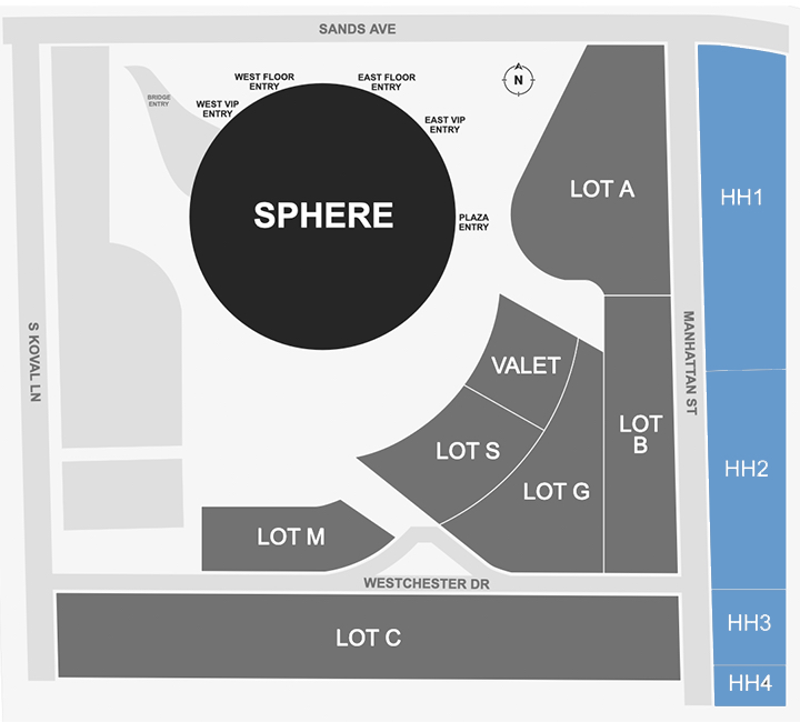 Sphere Las Vegas Parking Sphere Las Vegas Parking